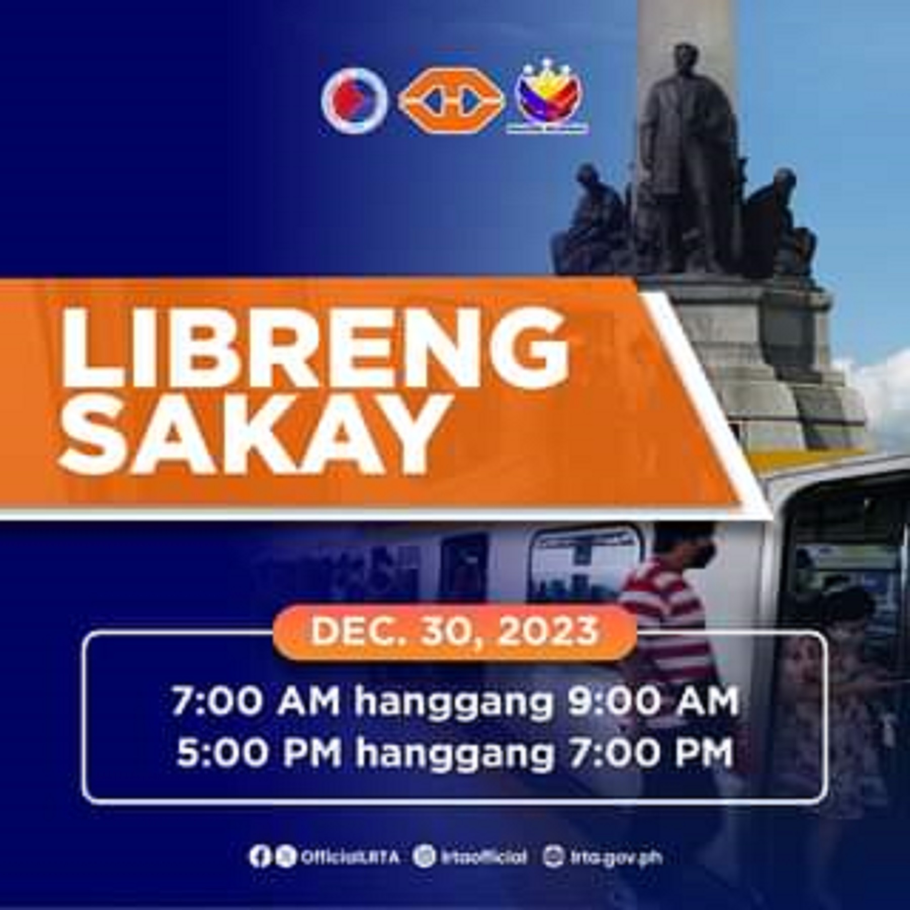 LRT-2, may libreng sakay sa Rizal Day - Philippine Information Agency LRT-2, may libreng sakay sa Rizal Day - Philippine Information Agency