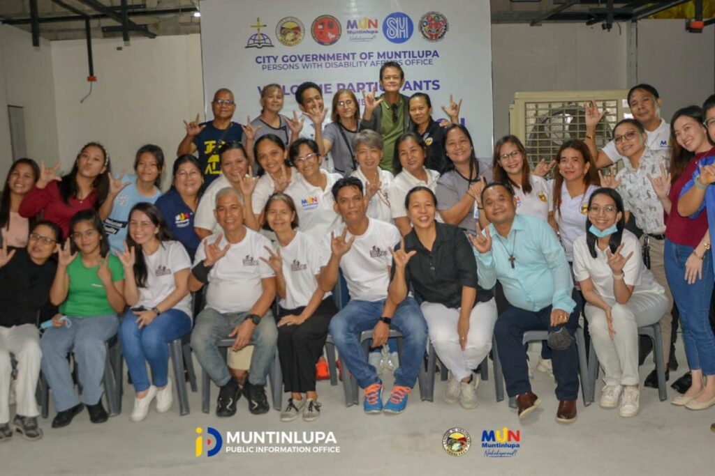 Muntinlupa LGU nagsagawa ng ‘Basic Filipino Sign Language Training ... Muntinlupa LGU nagsagawa ng ‘Basic Filipino Sign Language Training ...
